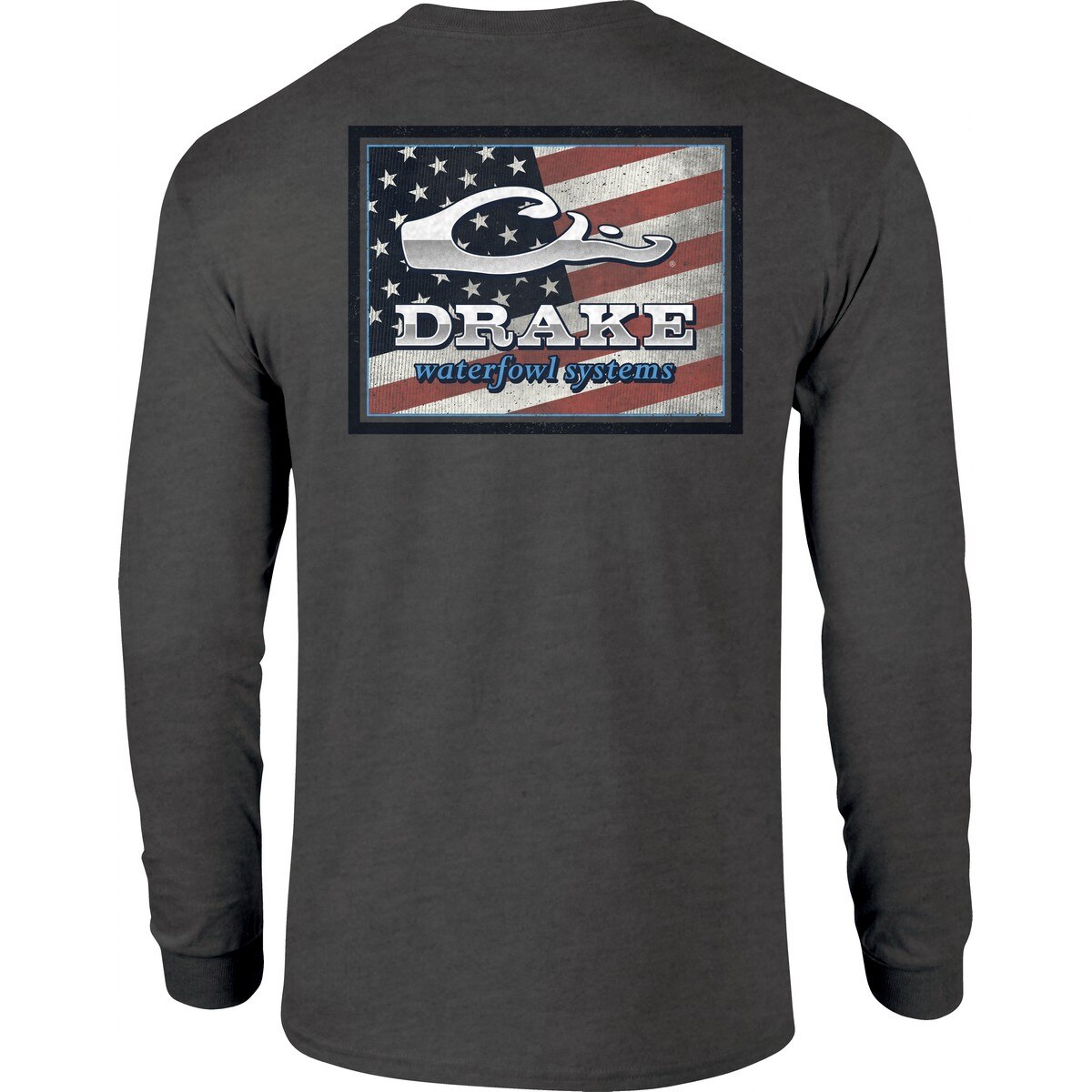 Drake Flag Square Long Sleeve Tee | Mack's Prairie Wings